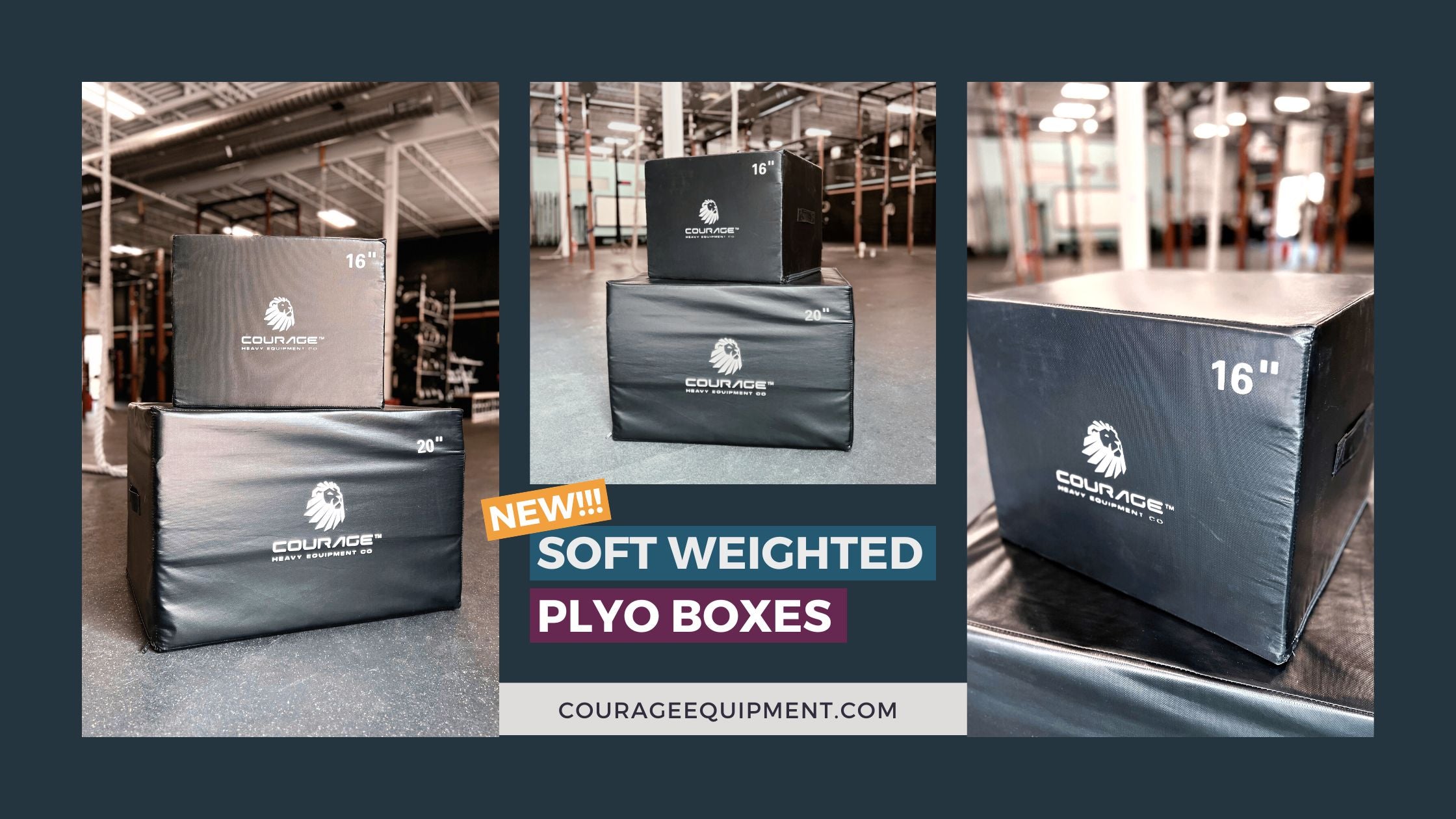 Introducing: Courage Soft Weighted Plyo Boxes 1.0 – Courage Heavy Equipment